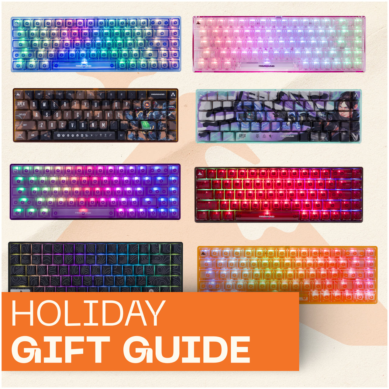 Higround x EDGLRD Keyboard Collection