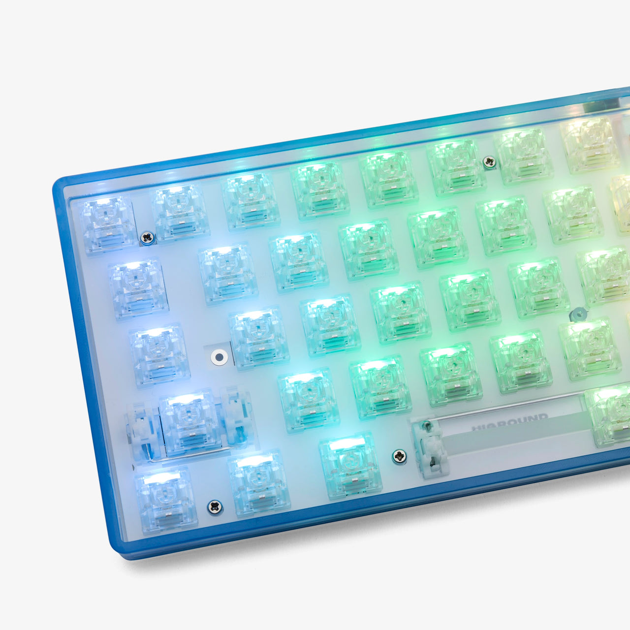 CLEAR SAPPHIRE Basecamp 65 Keyboard (Silent Glacier Switch) – Higround
