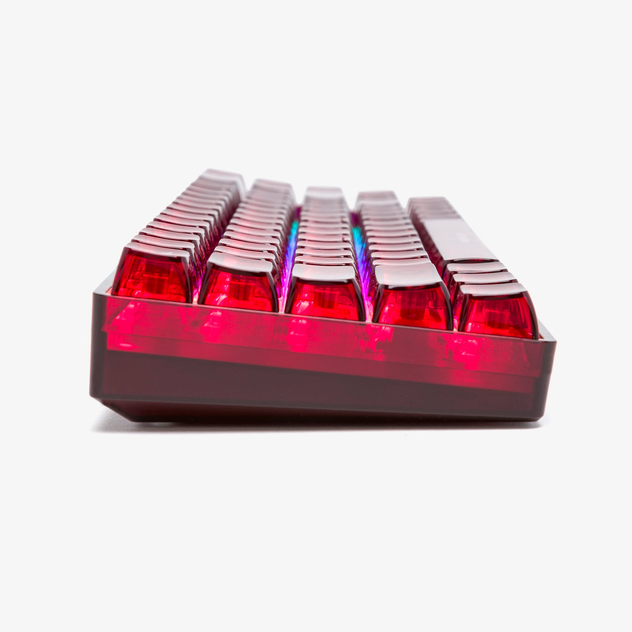 CLEAR RUBY Basecamp 65 Keyboard (Silent Glacier Switch) – Higround