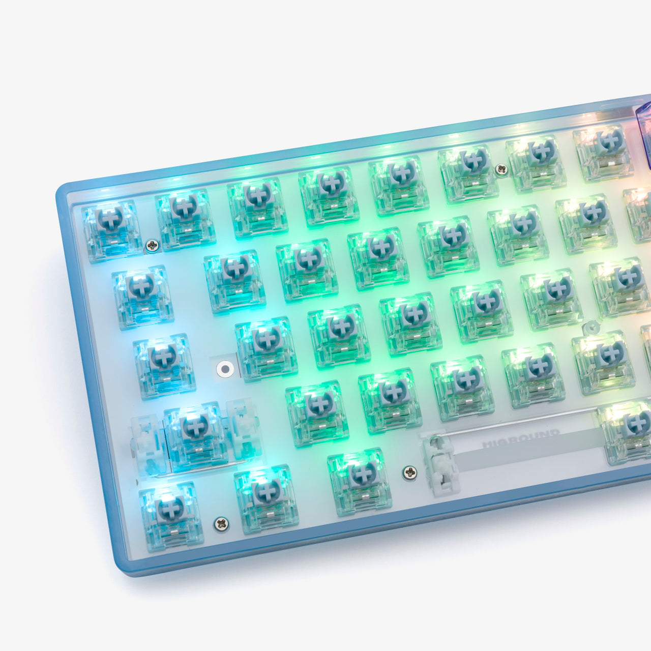 CLEAR SAPPHIRE Basecamp 65 Keyboard (BW V2 Switch) – Higround