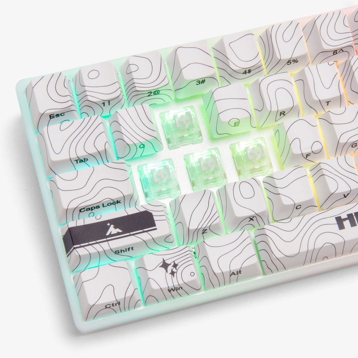 Higround Basecamp 65 Keyboard - SNOWSTONE