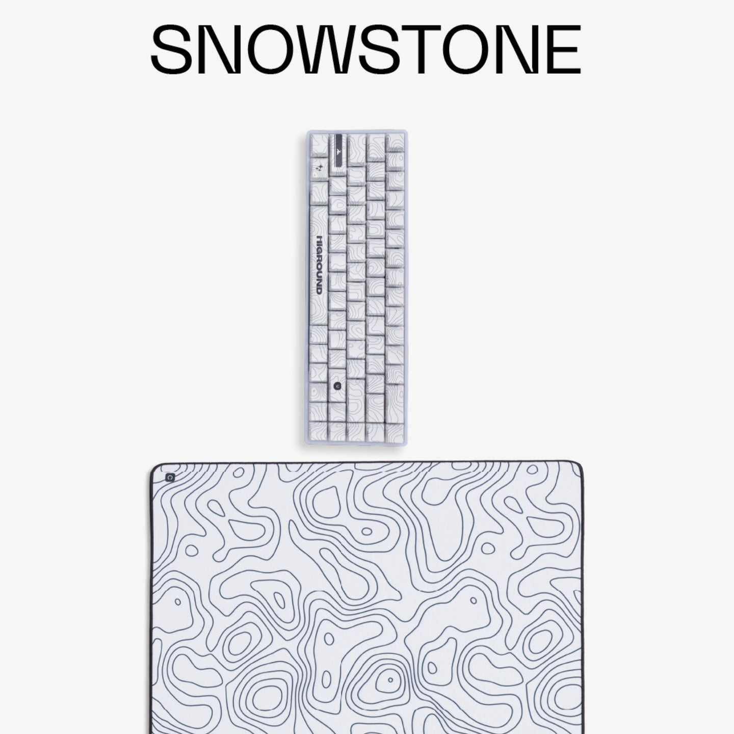 Higround Control Mousepad XL - SNOWSTONE
