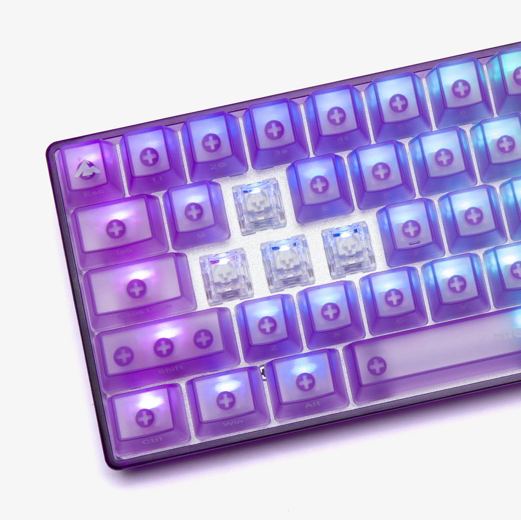 Higround Basecamp 65 Keyboard - AMETHYST (White Flame Switch)