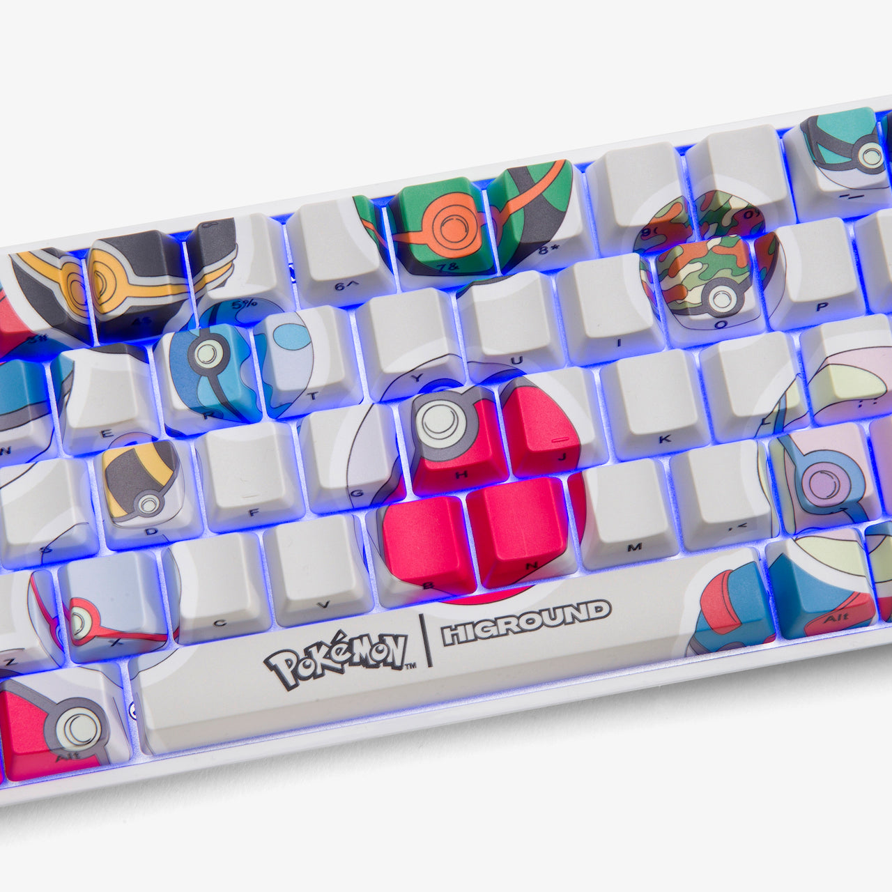 Pokémon + HG Basecamp 65 Keyboard - Poké Ball Sticker – Higround