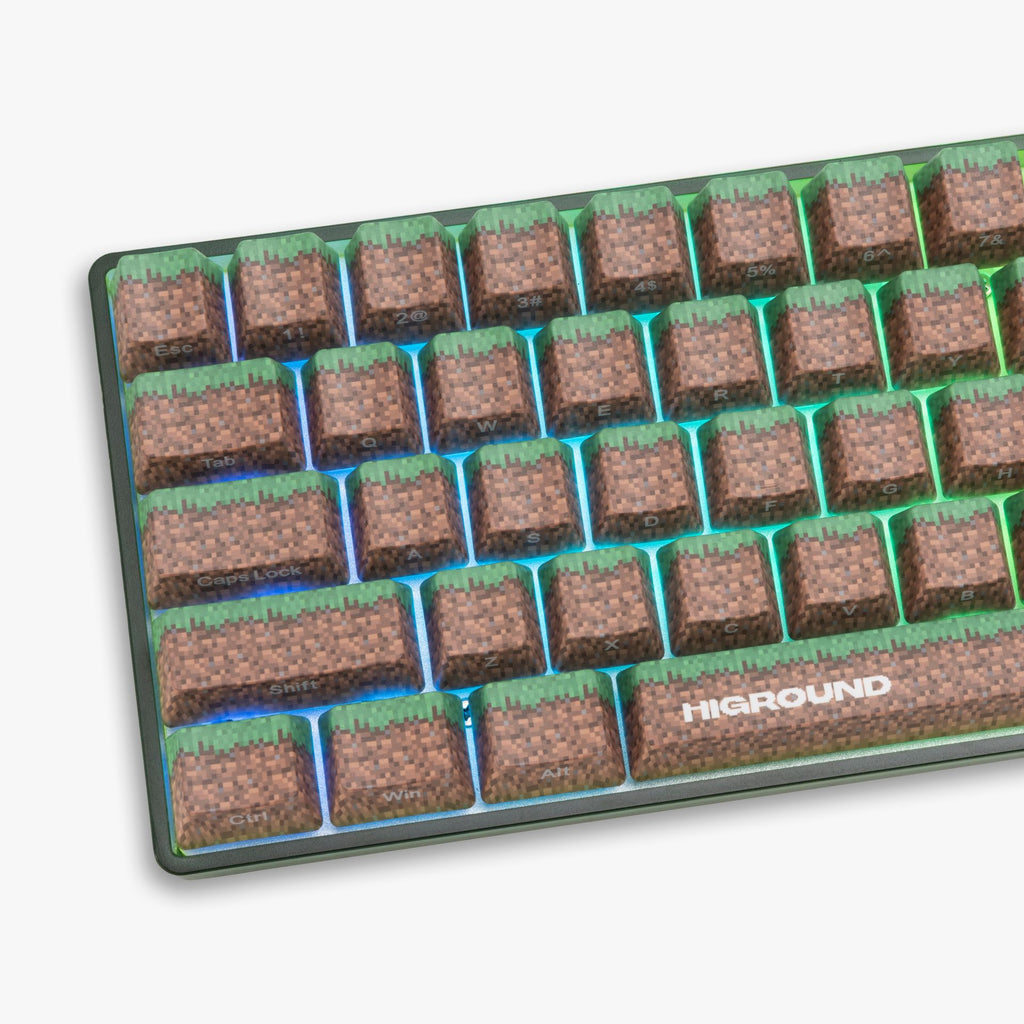 HG x Minecraft Base 65 Keyboard - Grass Block – Higround