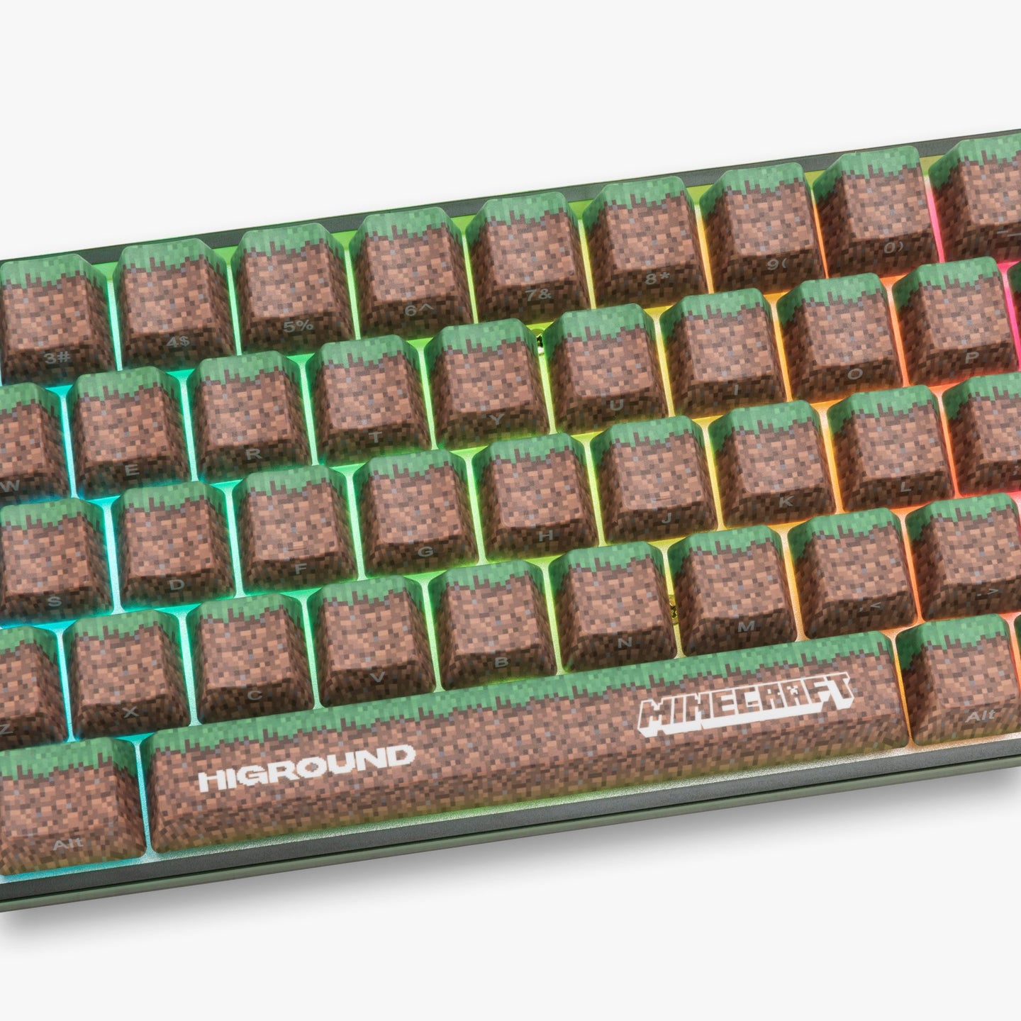 HG x Minecraft Base 65 Keyboard - Grass Block – Higround