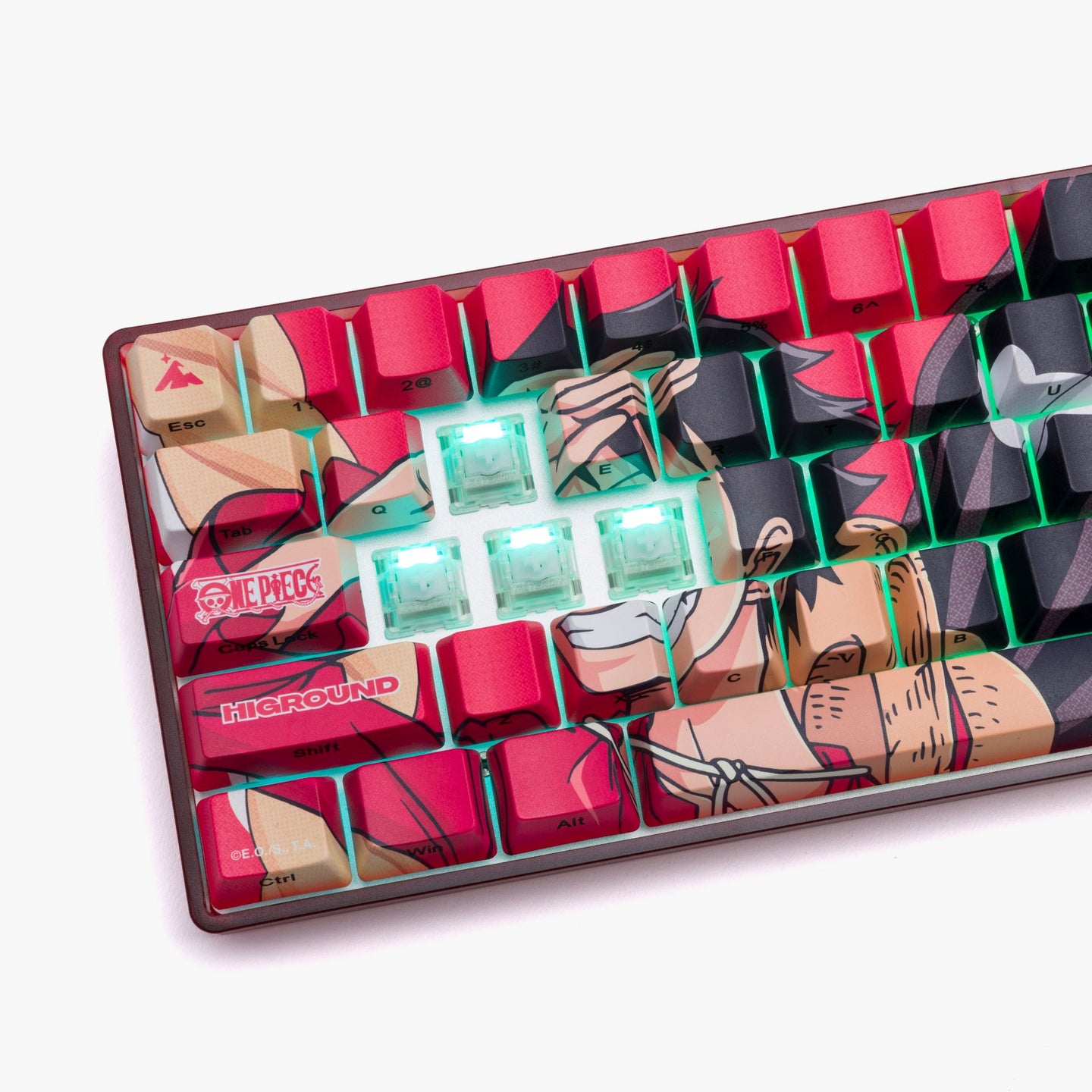 One Piece x HG Basecamp 65HE Keyboard - Luffy – Higround