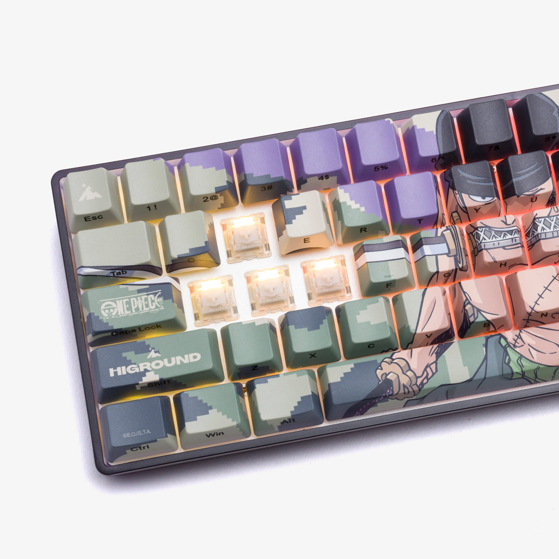 One Piece x HG Basecamp 65HE Keyboard - Zoro – Higround