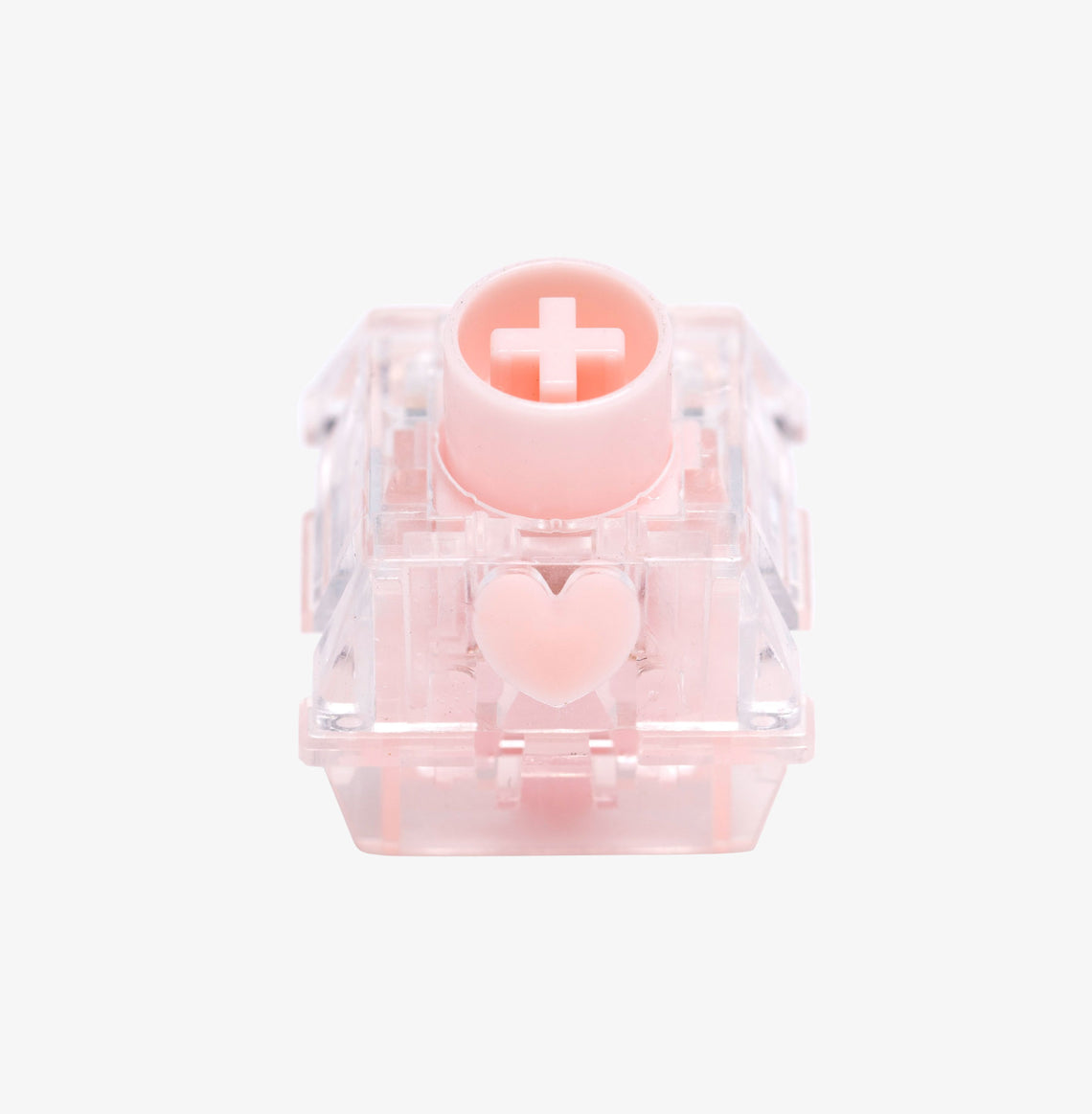 CLEAR ROSE QUARTZ Basecamp 65 Keyboard (Honey V2 Switch) – Higround