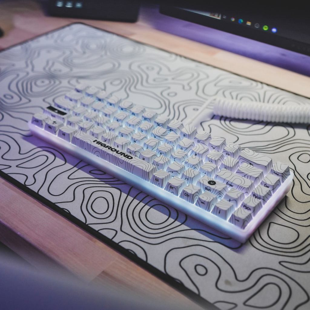 Higround Basecamp 65 Keyboard - OPAL (White Flame Switch)