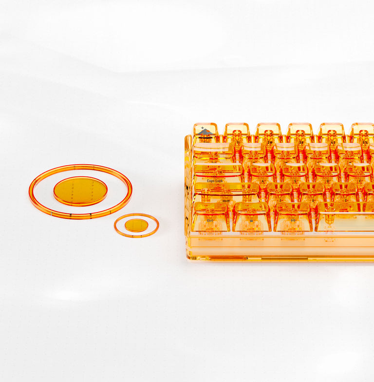 CLEAR TOPAZ Basecamp 65 "Honey" Keyboard (Venus Switch) – Higround
