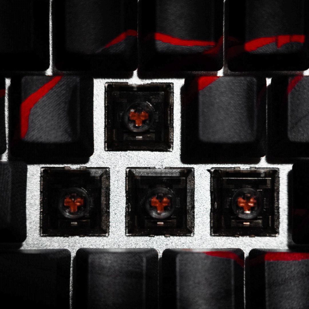 Higround 36 Switch Set - Titan Heart (Pre-lubed 36 Switches)