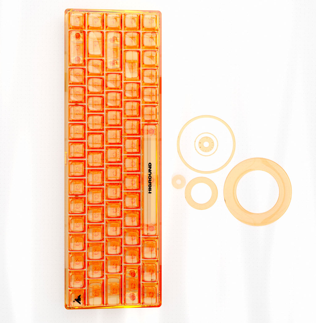 CLEAR TOPAZ Basecamp 65 "Honey" Keyboard (Venus Switch) – Higround