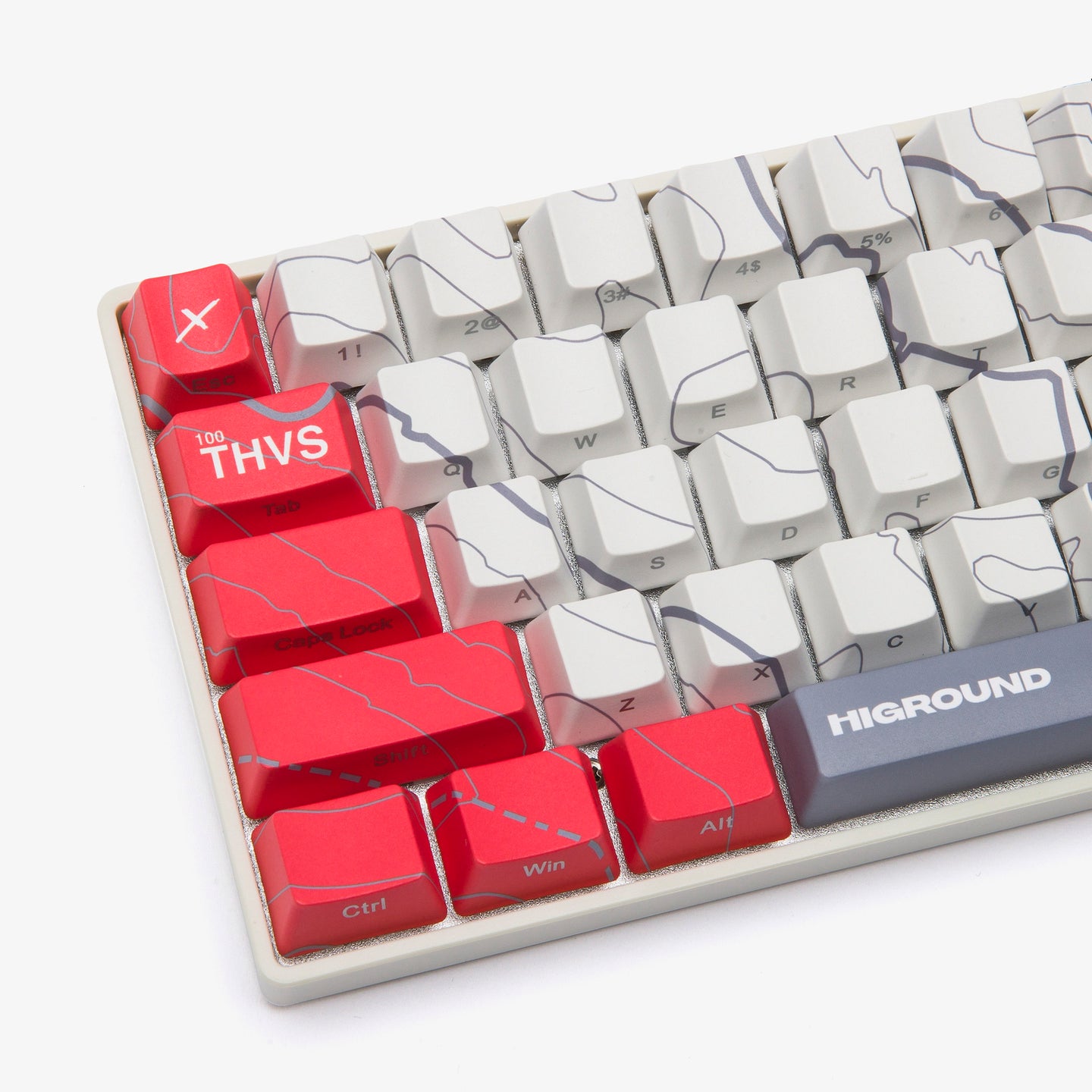100T x HG 68 Keycaps Set - Cartograph – Higround