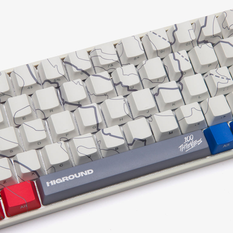 100T x HG 68 Keycaps Set - Cartograph – Higround