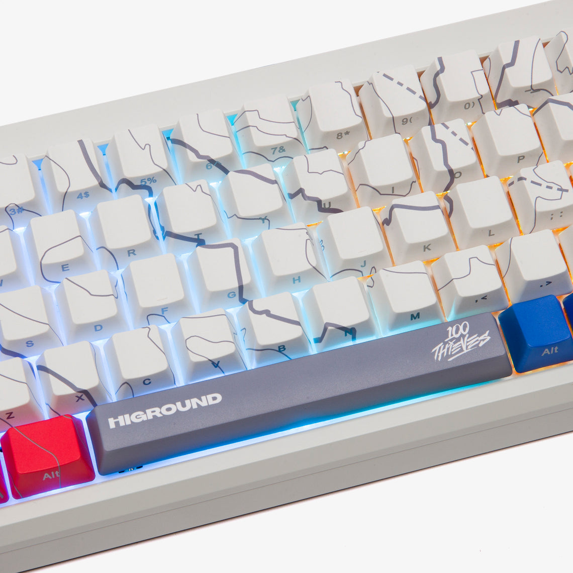 100T x HG Summit 65 Keyboard - Cartograph – Higround