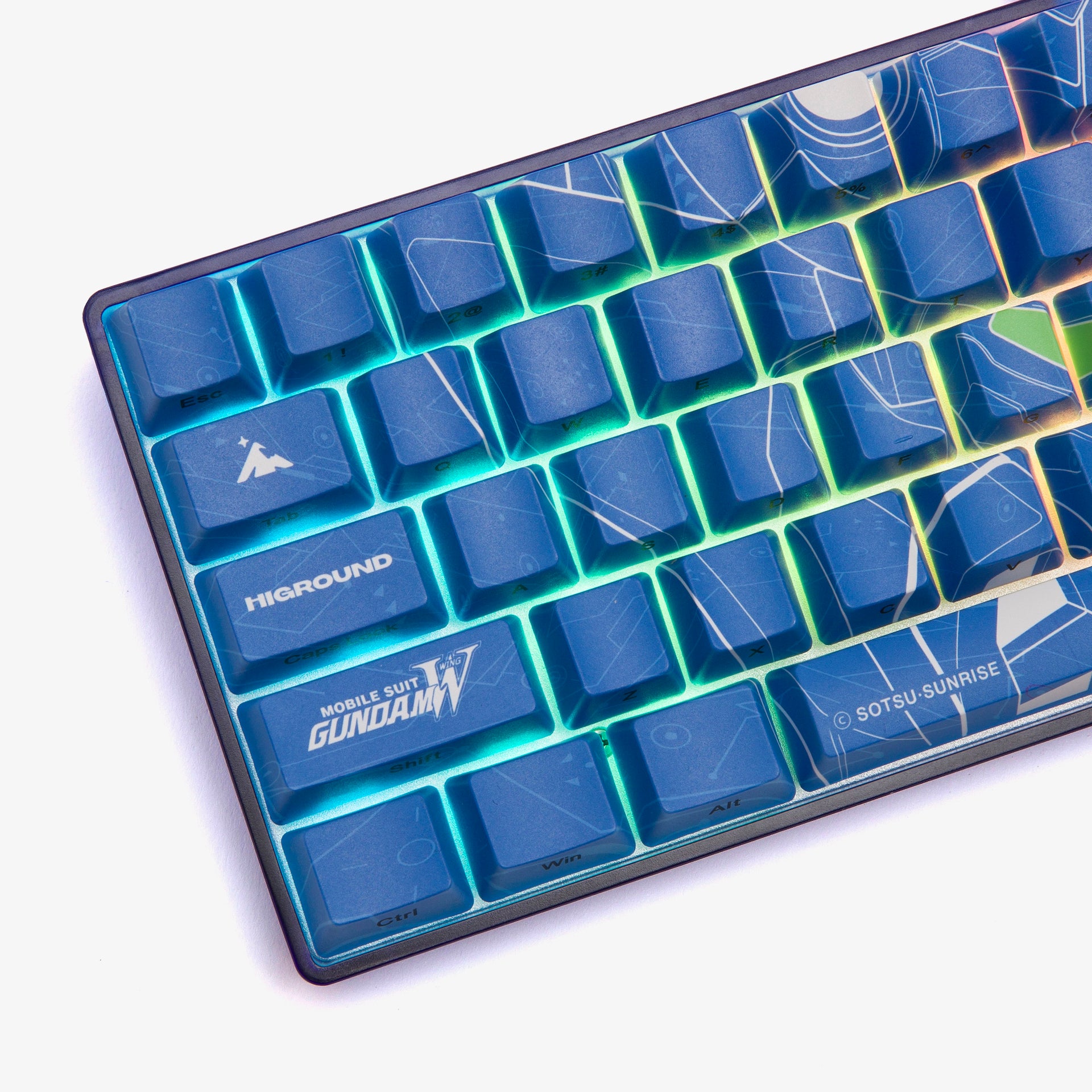 Gundam Basecamp 65 Keyboard - Admiral (Blue) – Higround