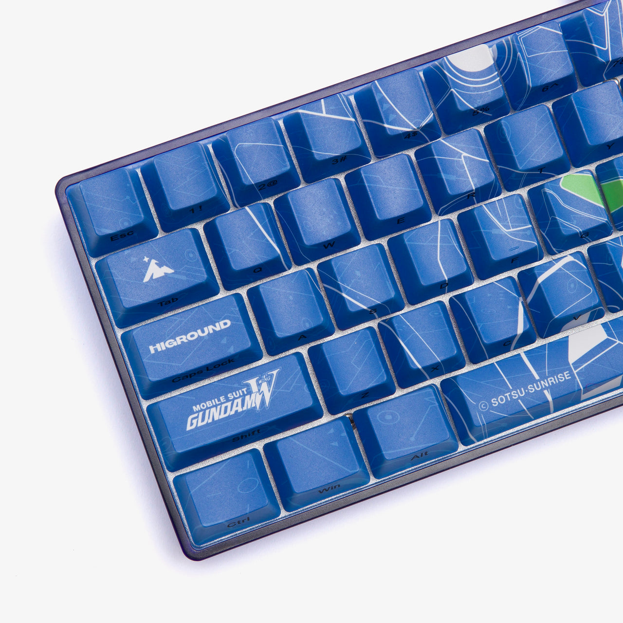 Gundam 68 Keycaps Set - Admiral (Blue) – Higround
