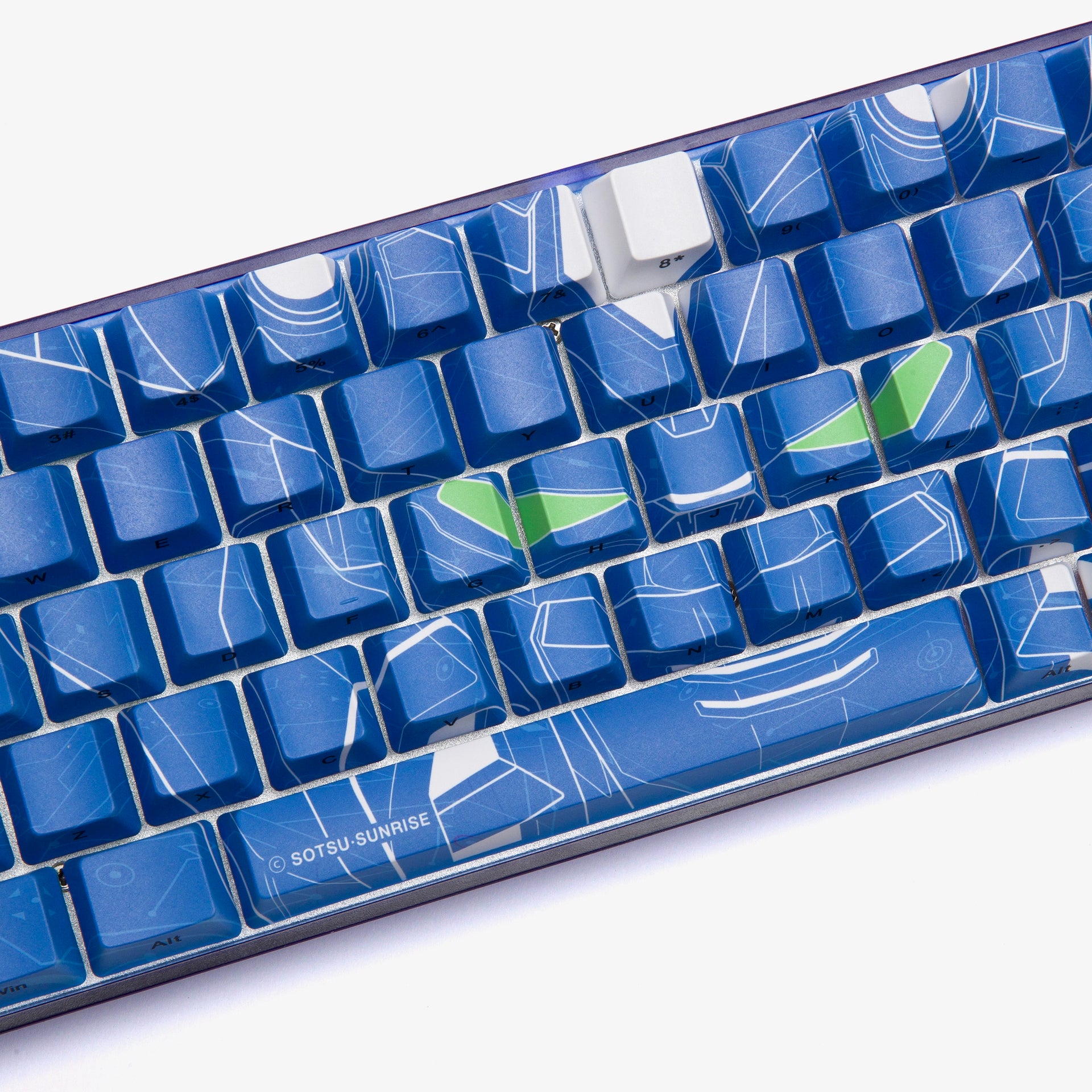 Gundam 68 Keycaps Set - Admiral (Blue) – Higround