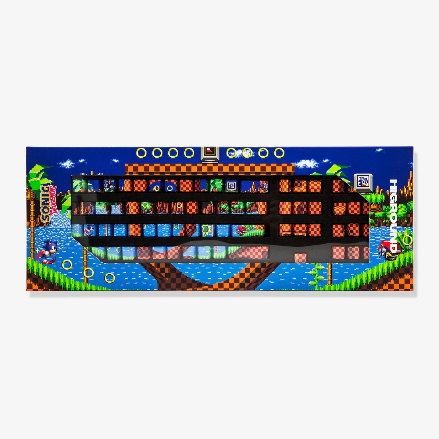 Sonic x Higround Green Hill Zone 104 Keycap set - Full Size